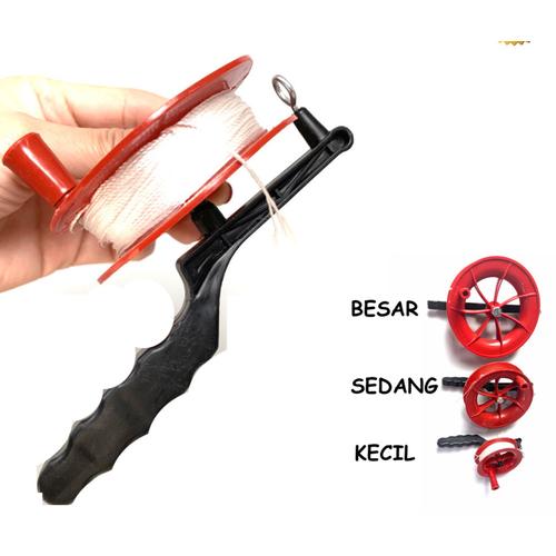 Jual GULUNGAN SENAR LAYANGAN BAHAN PLASTIK 3 UKURAN TERMASUK BENANG ...