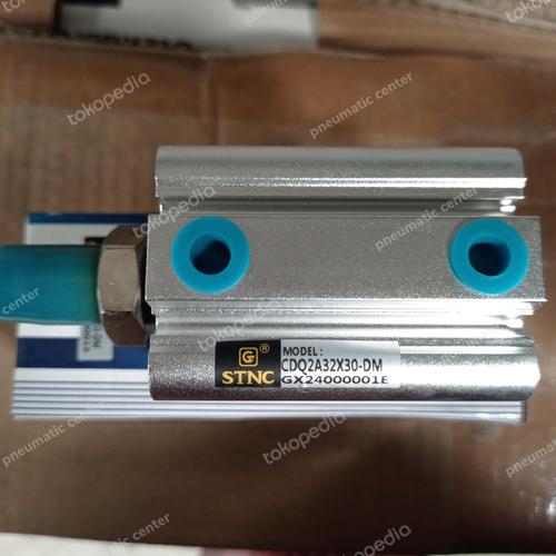 Jual cylinder CDQ2A 32x30DM (Drat Luar) STNC/ Compact Cylinder Pneumatic - Kota Tangerang ...