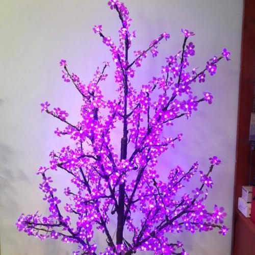 Jual Lampu Hias Pohon Bunga Sakura Purple / Lampu Dekorasi / Lampu ...