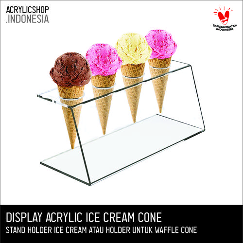 Jual DISPLAY ACRYLIC ICE CREAM / RAK AKRILIK ES KRIM / ETALASE MAKANAN ...