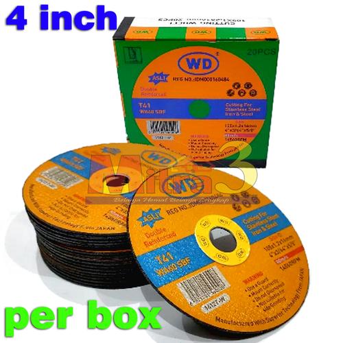 Jual Mata Gerinda Potong WD 4" Tipis Batu Gurinda Besi Cutting Wheel 4 ...