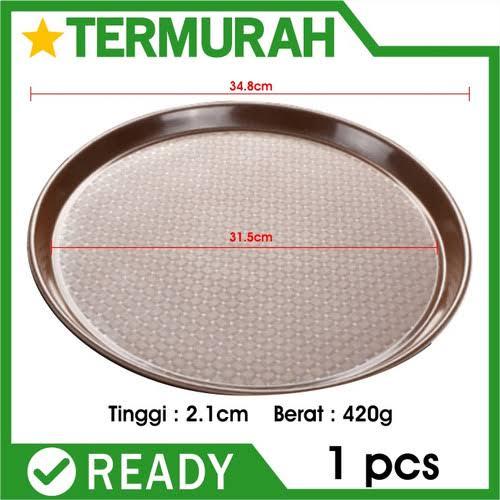 Jual Nampan Bulat Baki Bulat Plastik OWL Plast Food Tray NB-02 Bulat ...
