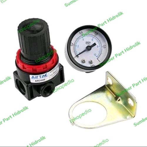 Jual AIR REGULATOR AIRTAC AR 2000-02 1/4 INCH / PNEUMATIC - Jakarta Barat - Sumber Part Hidrolik ...