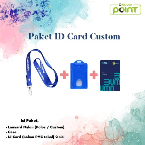 Jual CUSTOM PAKET ID CARD + LANYARD + CASE - SATUAN - Plastik - Kota ...