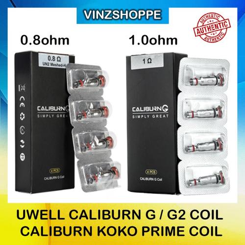 Jual Authentic Uwell Caliburn G / G2 / GK2 / X / Koko Prime Coil ...