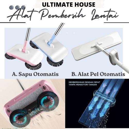 Promo Alat Pel Sapu Otomatis Clear Mop Alat Pel Praktis Pembersih ...