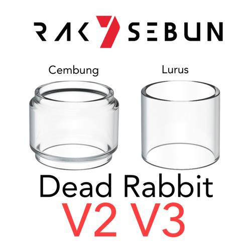 Jual Dead Rabbit v2 RTA glass kaca gelas replacement cembung lurus - v3 ...