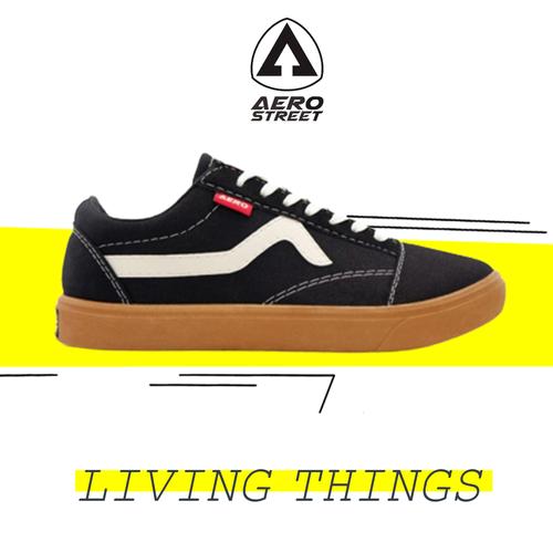 Jual Aerostreet Massive Hitam Gum - Sepatu Sneakers Pria Wanita Aero ...