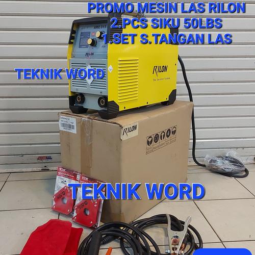 Jual MESIN LAS INVERTER RILON ARC 315 G 3 PHASE / TRAFO LAS RILON ARC ...
