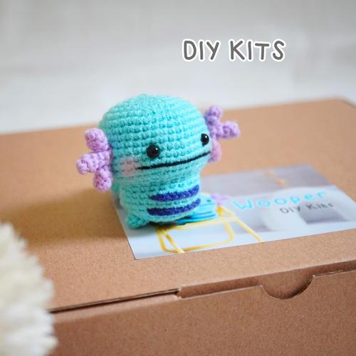 Promo DIY Kits Amigurumi Boneka Rajut Crochet - Wooper Pokemon - Kab ...
