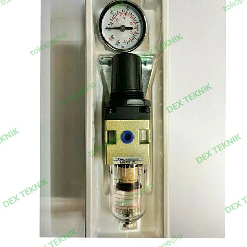 Jual Filter Regulator Pneumatic/ Filter regulator angin Drat 1/4 ...