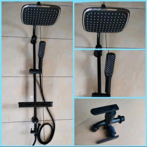 Jual TIANG SHOWER STAINLES HITAM/SHOWER COLUMN HITAM STAINLES - BULAT ...