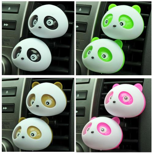 Jual Car diffuser clip panda parfum mobil klip jepit AC essential oil ...
