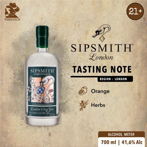 Promo Sipsmith London Dry Gin 700 ML ABV 41,6% Cicil 0% 3x - Jakarta Barat - Raja Minum | Tokopedia