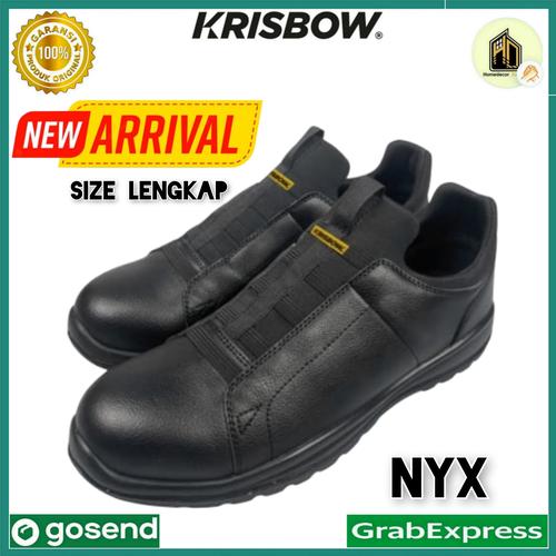 Jual Krisbow Ukuran 39-45 Sepatu Pengaman Nyx - Hitam / sepatu safett ...