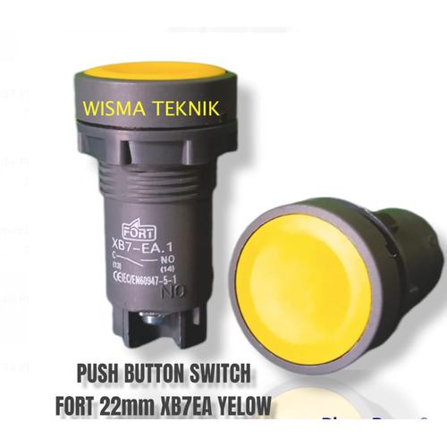 Jual Push Button Switch Fort 22mm XB7EA /XB7-EA/ XB7. FORT KUNING / NO ...