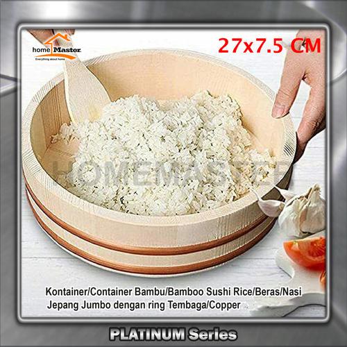 Jual HomeMaster Baskom/Bowl/Baki/Kontainer/Container Hangiri Pine Wood ...