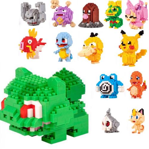 Jual Mini Brick Mikro Blok Pokemon Nano Block Lboyu Figure DIY Balok ...
