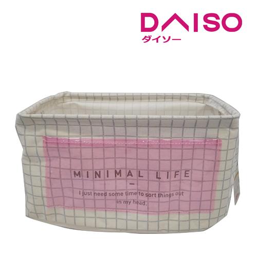 Jual Daiso Storage Box -Graph Checkered - 28cm x 20cm x 16cm- - Biru ...