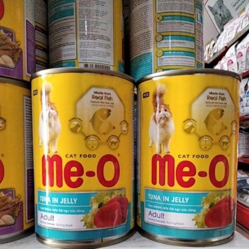 Jual makanan kucing meo kaleng 400gr rasa tuna in jelly cat - Kota ...