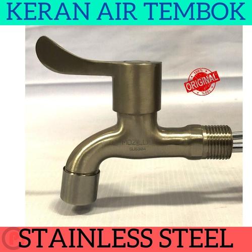 Jual MOZILLA Keran Air Kran Tembok Model Oval Bahan Stainless Stell SUS ...