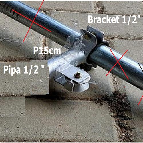 Jual Roda Kerekan Tiang Bendera Katrol Bracket Roda Serbaguna 1/2 inch ...