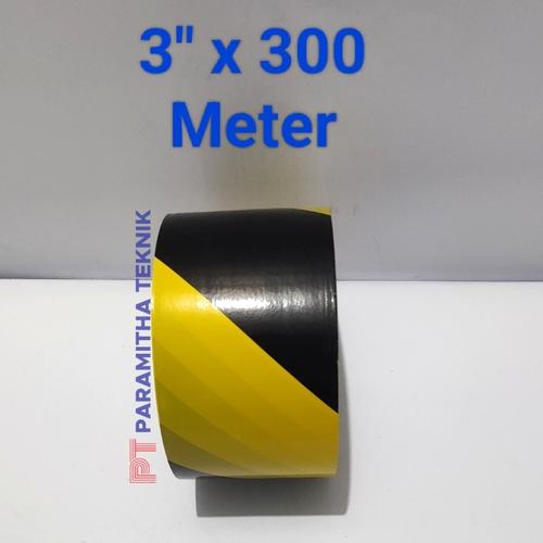 Jual Police line garis polisi / barricade tape 3" x 300 meter kuning ...