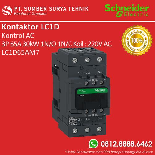 Jual Kontactor LC1D65AM7 3P 65A 30kW 1NO 1NC Schneider - Jakarta Pusat - Toko Sumber Surya ...