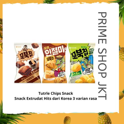 Jual Snack Turtle Chips Korea 80gr Makanan Ringan Kobuk Kura Kura ...