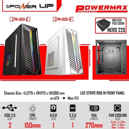 Jual CASING PC POWER UP CPM-600 - Kota Bandung - Faeyza Gemilang Abadi ...