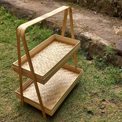 Jual Rak Bambu Rak Bumbu Dapur Kotak Susun 2 - Kab. Bantul - Bambu ...