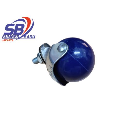 Jual Roda Caster Roda Etalase Roda PVC Bulat 2 Inch Hidup Putar Roda ...