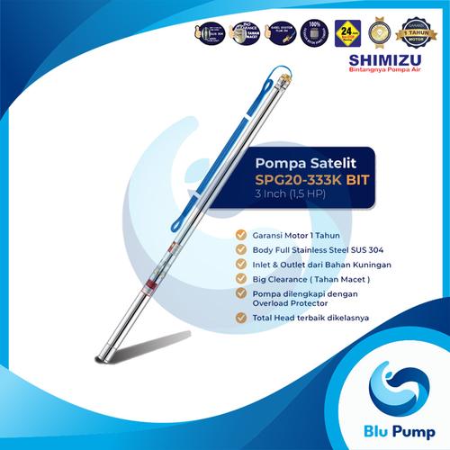 Jual Pompa Submersible Shimizu SPG20 333K BIT Sibel 1,5 HP 3” + Kabel ...