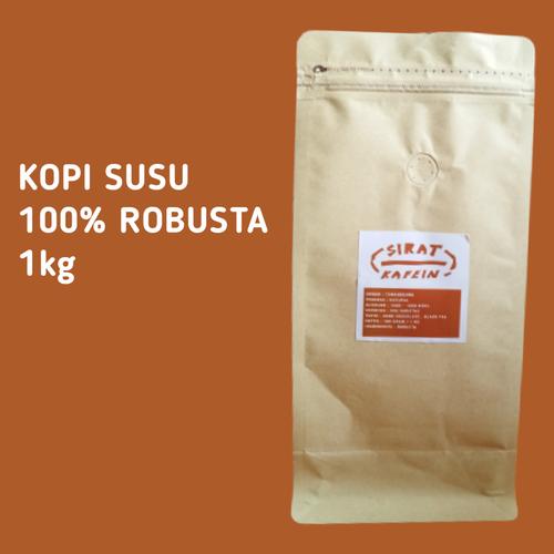 Jual Biji Kopi Full Robusta Kopi Susu Ekonomis 1 KG | 1KG - BEANS - 100 ...