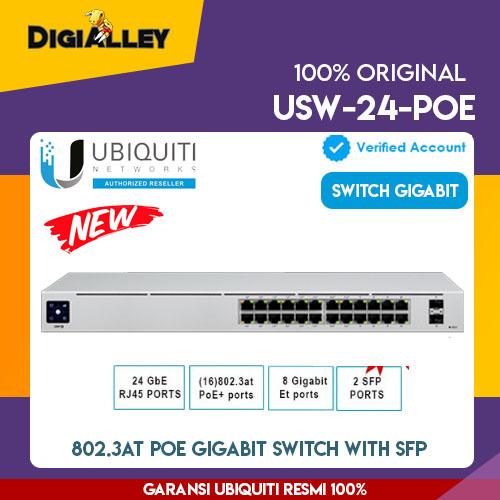 Jual UBIQUITI USW-24-POE Gen2 Unifi Switch 24 PoE USW 24 PoE - Kota Surabaya - DIGI ALLEY ...