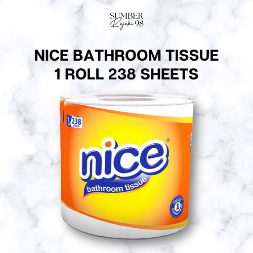 Jual Tissue Nice Roll 238sheets Bathroom Tissue Tisu Roll Kamar Mandi ...