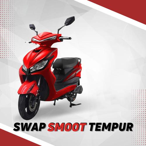 Jual Sepeda Motor Listrik Swap Smoot Tempur 1500W 64V 22.5Ah Garansi ...