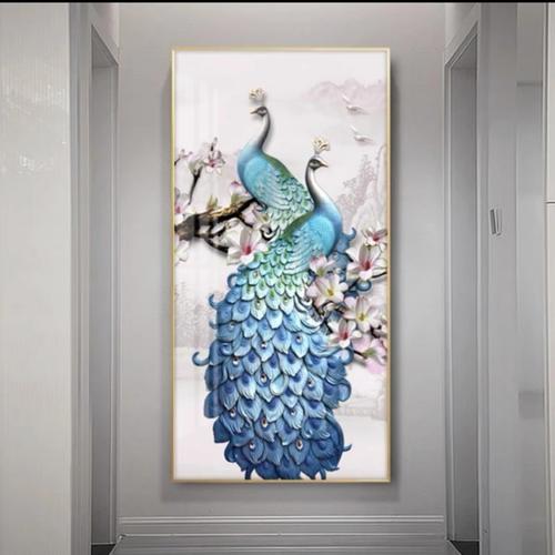 Promo Hiasan Pajangan dinding Wall Painting 5d Diamond Crystal Frame ...