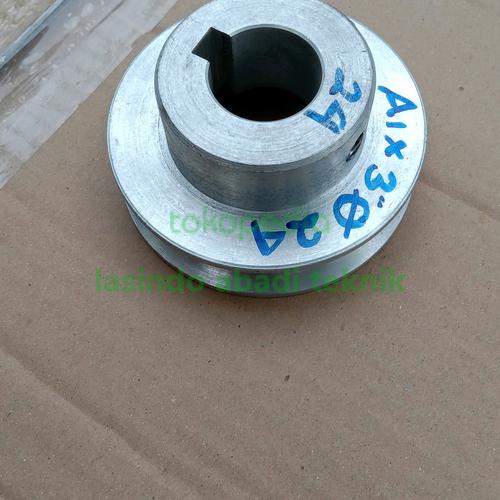 Jual pully 3 inch as 24 mm tipe a1 satu jalur pulley 3 inchi - Kota ...