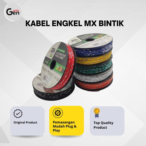 Jual Kabel Bintik Serabut Engkel Warna AUTOMOTIVE CABLE WIRE MX 20 ...