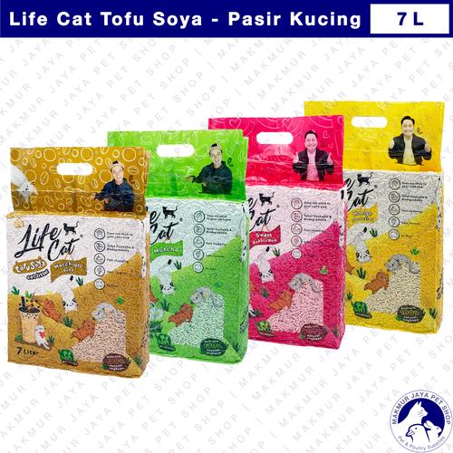 Jual Life Cat Tofu Soya Cat Litter 7L - Pasir Kucing Tofu Gumpal 7 ...