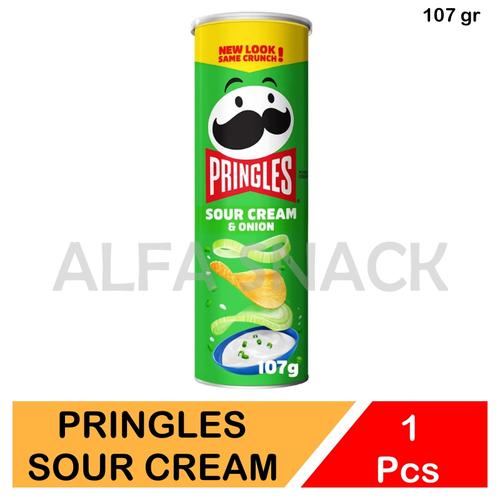 Jual Pringles Potato Chips Rasa Sour Cream & Onion 107 gram - Kab ...