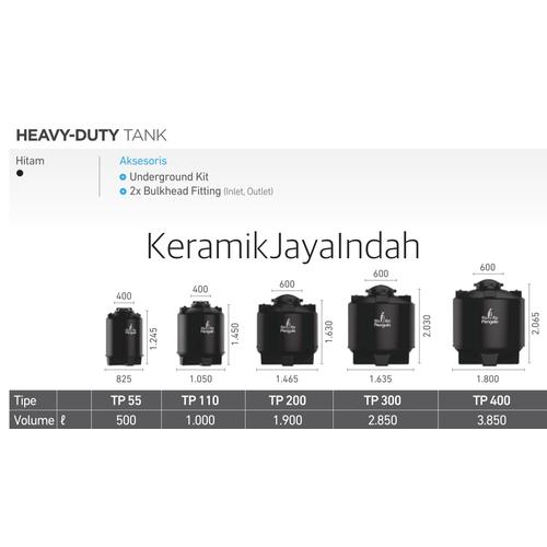 Jual PENGUIN PINGUIN TP110 TP 110 TP200 TP 200 HEAVY DUTY UNDERGROUND TANK - TP110 - Kota ...