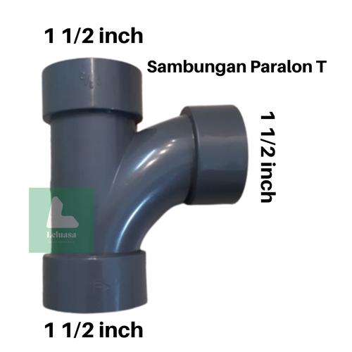 Jual Paralon T Melengkung Sambungan Pipa Pvc Pralon 1 1/2 In - Kab ...