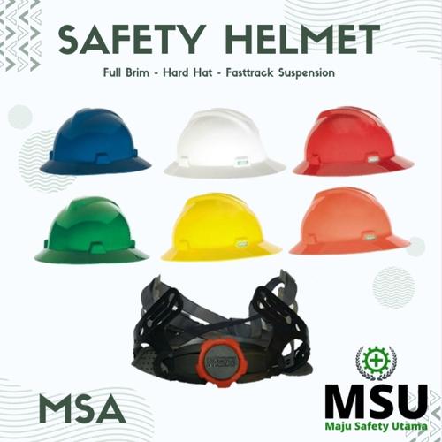 Jual helm msa fullbrim fastrack Safety Helmet Fullbrim Hard Hat MSA SNI ...