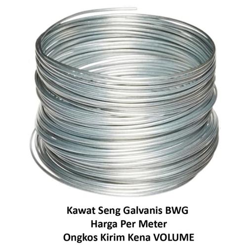 Jual Kawat Seng Galvanis BWG 20 - 0.9 mm Harga Per 1 kg Kawat Tali ...