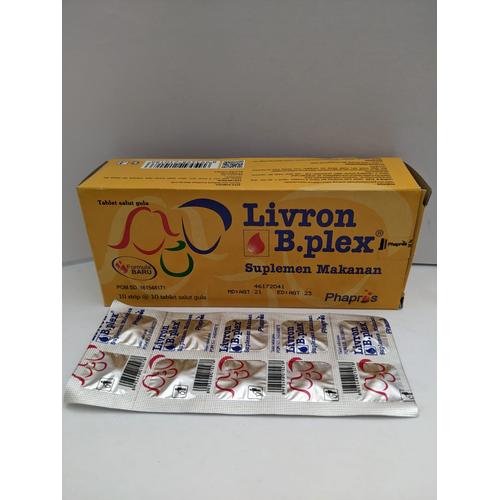 Jual LIVRON B PLEX 10 TABLET MULTIVITAMIN DAN MINERAL - STRIP - Kab ...