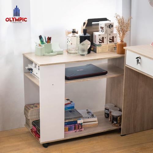 Jual Olympic Meja Samping ST Rubik Side Table Rak Sudut Dengan Roda ...