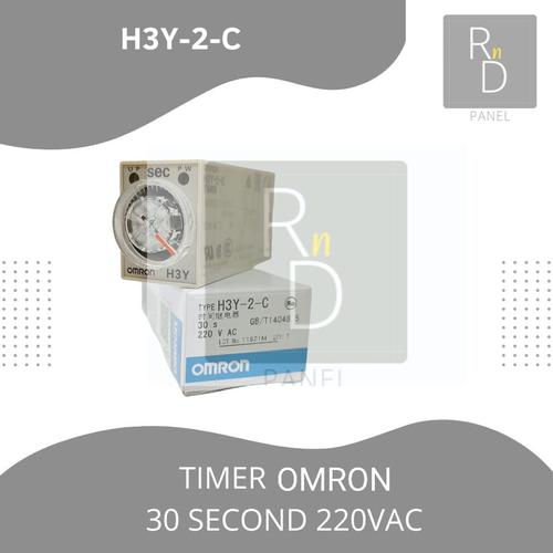 Jual MINI TIMER OMRON H3Y-2-C 30S 220VAC / TIMER 8 PIN 220VAC 30 SECOND - Jakarta Barat - RnD ...