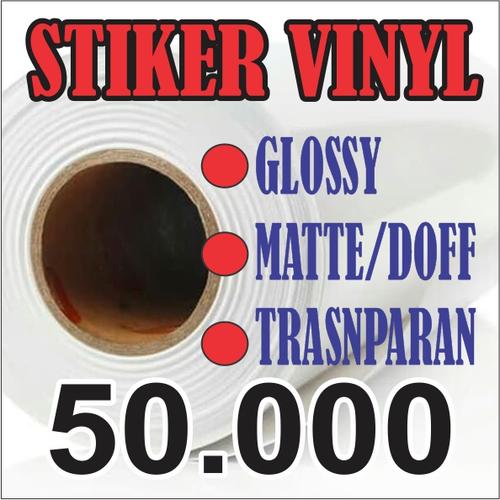 Jual STIKER VINYL METERAN GLOSSY MATTE/DOFF TRANSPARAN EXPRESS - GLOSSY ...